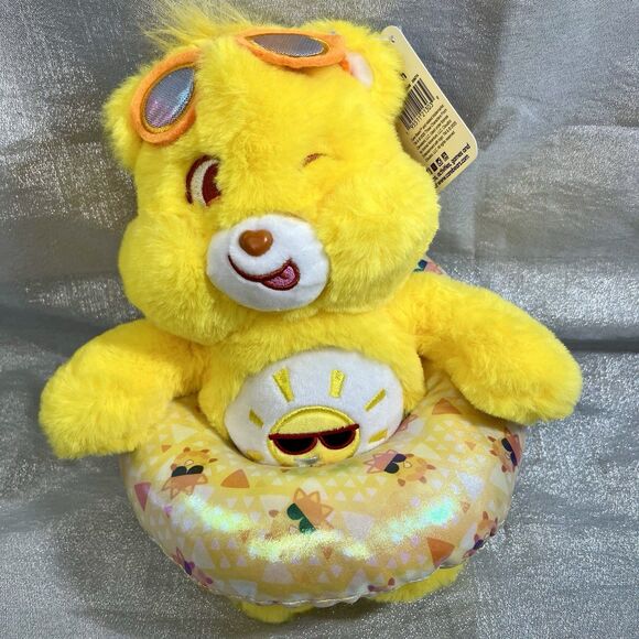 Care Bears | Toys | Care Bears Funshine Bear Summer Plush Pool Float ...